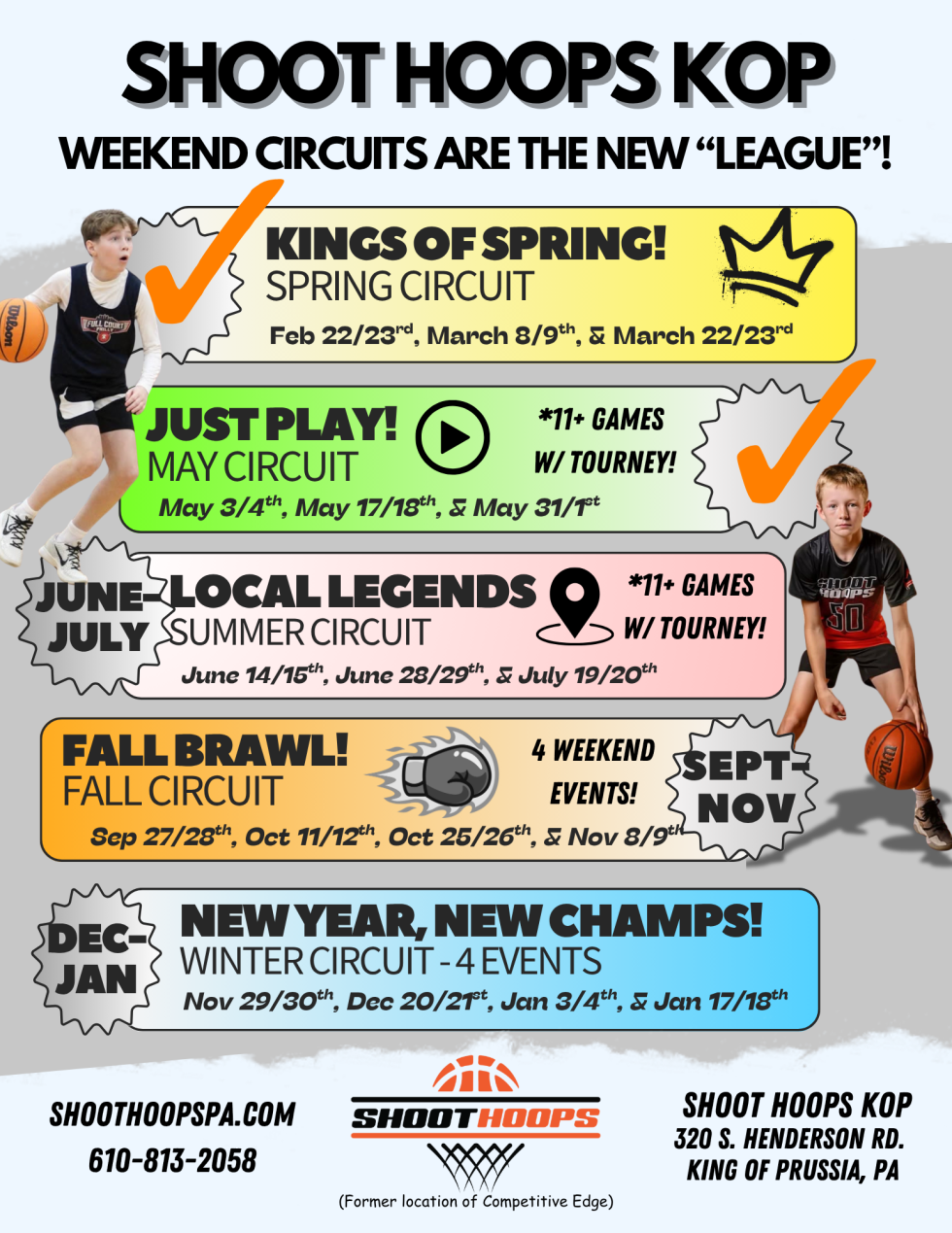 AAU Tournaments - Shoot Hoops PA